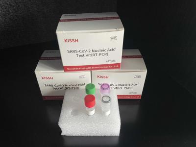 Cina Canali acidi nucleici di fluorescenza del campione del tampone della gola dei corredi della prova di PCR di SARS-CoV-2 RT in vendita