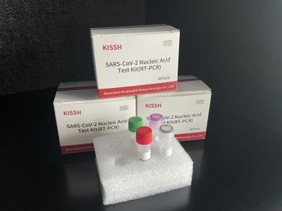 Cina Canali acidi nucleici di fluorescenza del campione del tampone della gola dei corredi della prova di PCR di SARS-CoV-2 RT in vendita