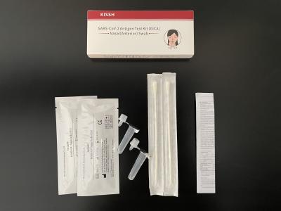 Cina Il corredo di prova d'autoverifica MHRA di flusso del lattice SARS-CoV-2 ha registrato nasale/saliva 1 prova/corredo in vendita