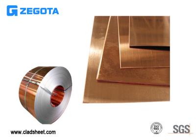 China placa de aço inoxidável folheada de cobre da espessura de 4.0mm à venda