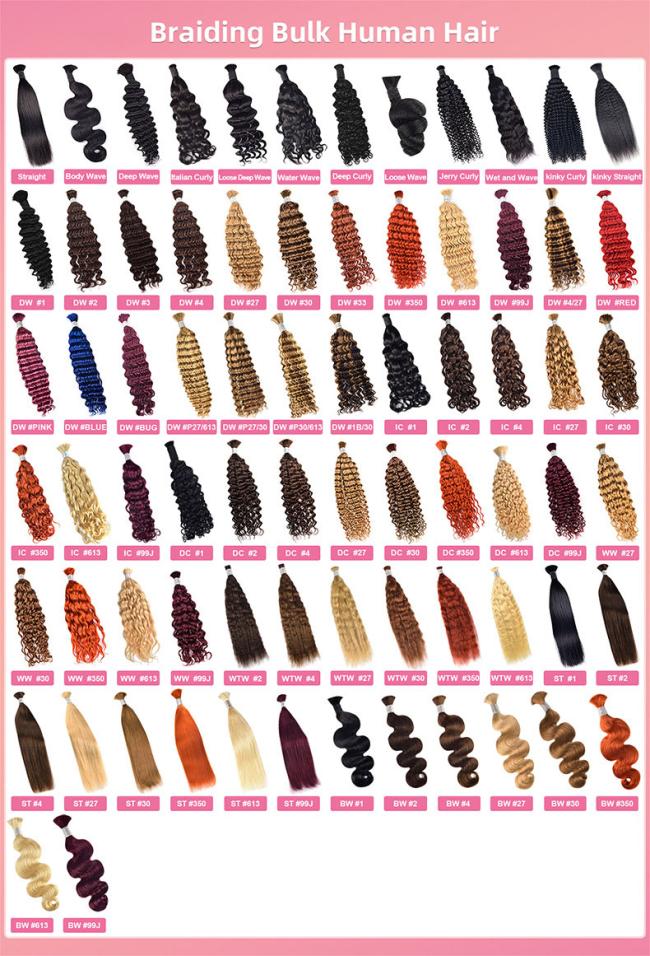 Can Be Customized Human Hair Wave Deep Wave Virgin Human Hair Bulk