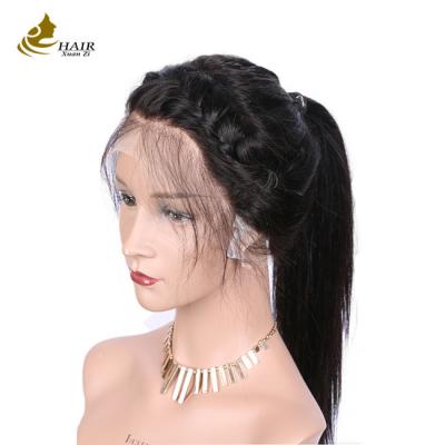 Cina 26 pollici HD capelli umani brasiliani pizzo parrucca 130%-180% densità in vendita