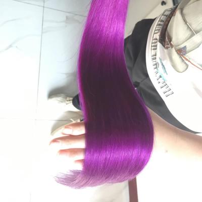 Cina 613 Ombra colorata Estensioni di capelli umani Fasci di tessitura 1B viola in vendita