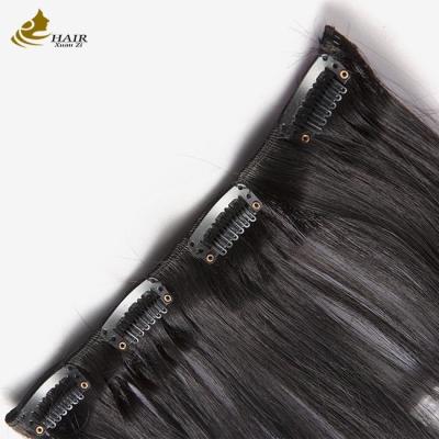 Cina Remy 24 Inch Clip In Hair Extensions 100% Virgin In Bulk OEM in vendita