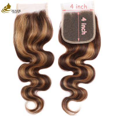 Cina Pianoforte 4/27 Estensioni di capelli Ombra colorata Capelli umani Corpo onda in vendita