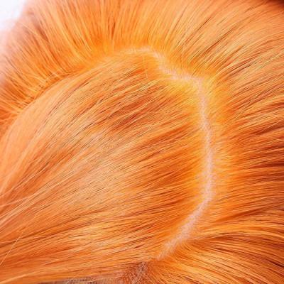 Cina Orange Realistic Human Hair Parrucche Full Lace 27 miele bionda 180% Densità in vendita