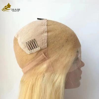Cina Full Front Lace 613 Capelli Umani Parrucca Retta Blonde Senza Colla in vendita