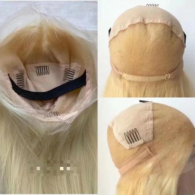 Cina Full Front Lace 613 Capelli Umani Parrucca Retta Blonde Senza Colla in vendita