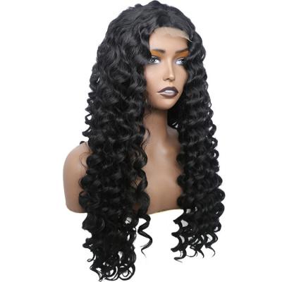Cina Perrucche per capelli umani personalizzate senza colla, con texture a riccioli, pre-raccolte. in vendita