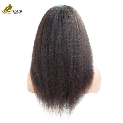 China Kinky Straight Customized Human Hair Wigs 13*4 Front Lace Human Hair Wig for sale