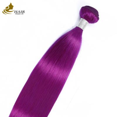 Cina Capelli Umani Violati Stretti Bundle Vergine Estensioni di trama di capelli umani in vendita