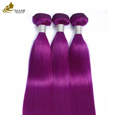 Cina Capelli Umani Violati Stretti Bundle Vergine Estensioni di trama di capelli umani in vendita