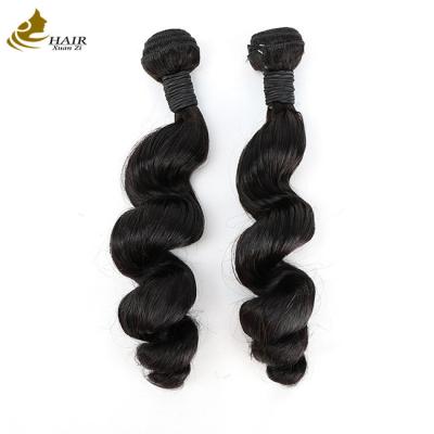 Cina Capelli Vergini Fasci di tessuto Capelli umani grezzi Fasci di onde profonde in vendita