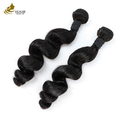 Cina Capelli Vergini Fasci di tessuto Capelli umani grezzi Fasci di onde profonde in vendita