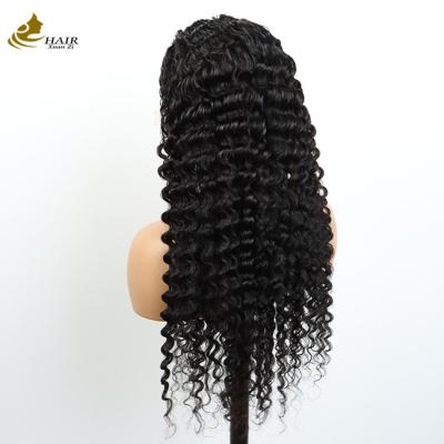 Cina Wholesale trasparente 13X4 pizzo fronte Kinky riccio brasiliano vergine parrucca di capelli umani in vendita