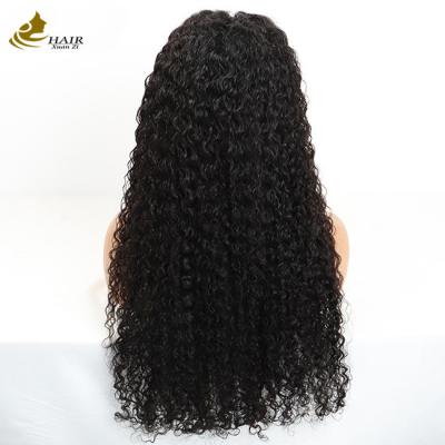 Cina Wholesale trasparente 13X4 pizzo fronte Kinky riccio brasiliano vergine parrucca di capelli umani in vendita
