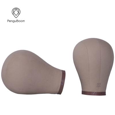 Cina Fabbricazione a 20.5-24 pollici durevole della parrucca di Cork Canvas Mannequin Head For Diy in vendita