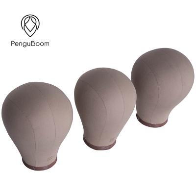 Cina Fabbricazione a 20.5-24 pollici durevole della parrucca di Cork Canvas Mannequin Head For Diy in vendita