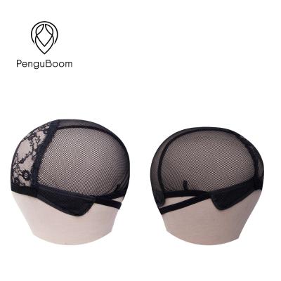 China Het Uitglijden niet dia 21.1cm Mesh Dome Wig Cap Black-Pruikenglb Ultrarek Te koop