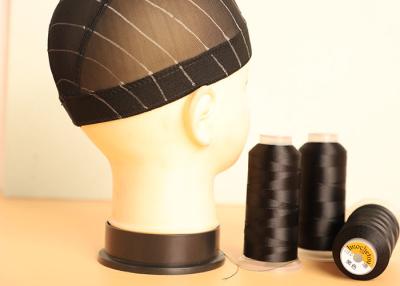 China De hoge Hardnekkigheidspruik en haakt de Zwarte Polyester van de Haar Naaiende Draad 150d Te koop