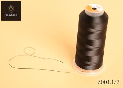 China De hoge Hardnekkigheidspruik en haakt de Zwarte Polyester van de Haar Naaiende Draad 150d Te koop