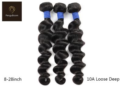 Cina Pacchi profondi sciolti brasiliani di Wave dei pacchi a 24 pollici dei capelli umani dell'OEM 60.96cm in vendita