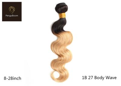 China Bundels van het huid de Vriendschappelijke 100g 1b27 Ombre Blonde, Ombre-de Bundels van de Lichaamsgolf Te koop