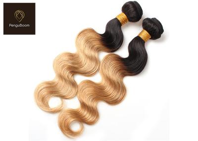 China Bundels van het huid de Vriendschappelijke 100g 1b27 Ombre Blonde, Ombre-de Bundels van de Lichaamsgolf Te koop