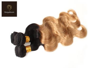 China Bundels van het huid de Vriendschappelijke 100g 1b27 Ombre Blonde, Ombre-de Bundels van de Lichaamsgolf Te koop