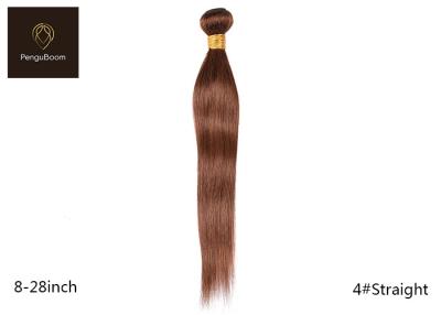 China Descasque o cabelo amigável da cor 4 empacota pacotes brasileiros do cabelo reto de 26 polegadas à venda