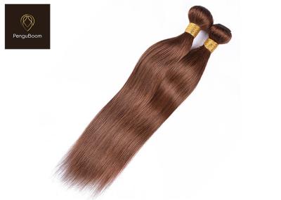 China Descasque o cabelo amigável da cor 4 empacota pacotes brasileiros do cabelo reto de 26 polegadas à venda