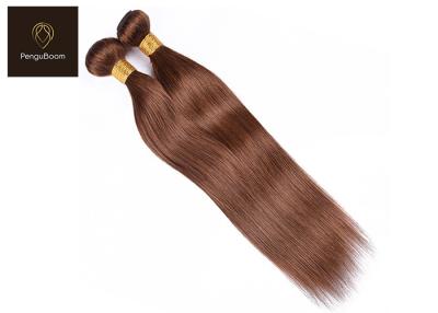 China Descasque o cabelo amigável da cor 4 empacota pacotes brasileiros do cabelo reto de 26 polegadas à venda