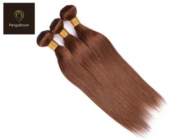 China Descasque o cabelo amigável da cor 4 empacota pacotes brasileiros do cabelo reto de 26 polegadas à venda