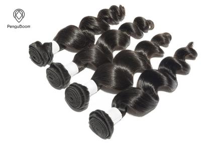 China os pacotes profundos fracos do cabelo da onda 8a, trama preta do cabelo humano não empacotam nenhum nó à venda