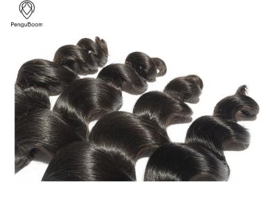 China os pacotes profundos fracos do cabelo da onda 8a, trama preta do cabelo humano não empacotam nenhum nó à venda