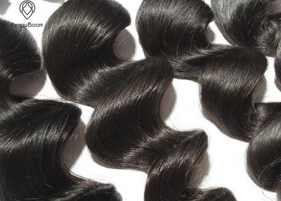 China os pacotes profundos fracos do cabelo da onda 8a, trama preta do cabelo humano não empacotam nenhum nó à venda