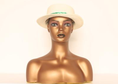 Cina Testa afroamericana del manichino del PVC di altezza a 16,54 pollici con le spalle femminili in vendita