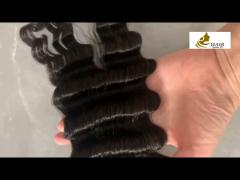 8-30 pollici capelli umani in massa profondità d'onda Peso personalizzabile per un aspetto naturale