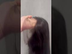 Custom Dark Brown Lace Full Lace Human Hair Wig