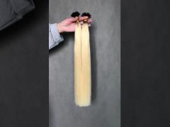 Factory Supply Virgin Human Hair Extensions Pre-Bonded Flat Tip Extensions