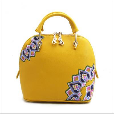 China Modern fashion Handbags with Embroidery Designer Bags Handbags Famous Brand Women Bag from original national city for sale