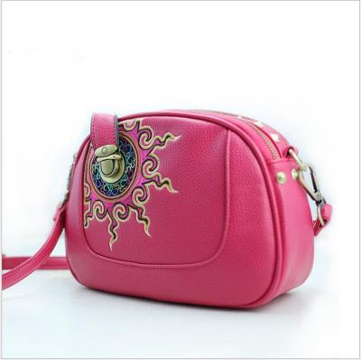 China Charming Embroidered small messenger bag unique design with factory price bag for women for sale