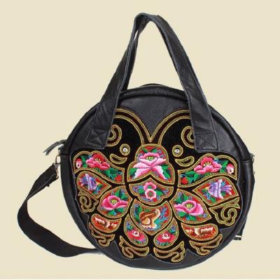 China Chinese embroidery bag women messenger bag designer brand real leather bag for sale