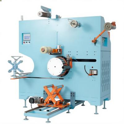 China Durable Build Automated PET Strap Winder 32MM Electric Coil Winding Machine for sale