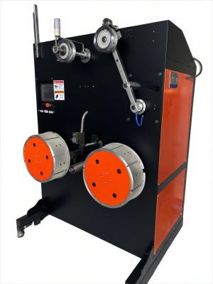 Cina Avvolgitrice automatica a doppia stazione per reggetta per animali domestici da 380 V con controllo PLC e diametro massimo di avvolgimento di 800 mm in vendita