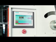 Linea di estrusione per reggia in PET ad alta capacità 1600mm Avvolgitore automatico robusto per reggia in PET