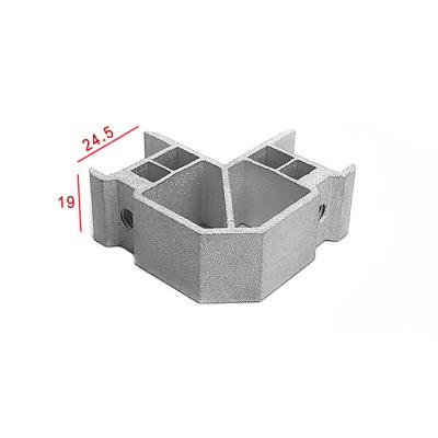 China Door Aluminium Corner Joint For Connecting Double Pane Sliding Glass Doors for sale