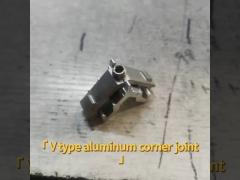 Conector de janela deslizante de 45 graus e porta Conector de janela de alumínio