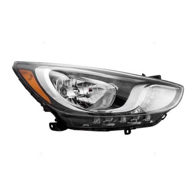 China ARESMRON High Brightness Blue LED Headlight Head Lamp Assembly OE 92102-1R010  for Hyundai Accent 2011-2014 12V Voltage for sale