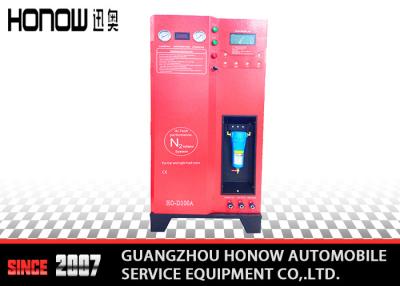 Cina Elevata purezza della gomma di inflazione dell'azoto della macchina rossa del gonfiatore/attrezzatura gomma dell'azoto in vendita